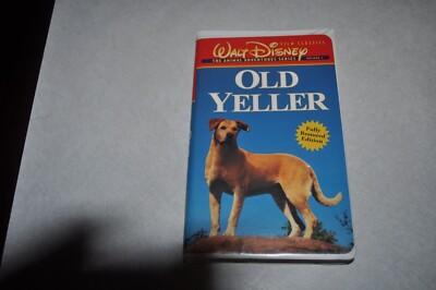 Old Yeller (VHS, 1998, Clam Shell Animal Adventure Series) 786936072686 ...