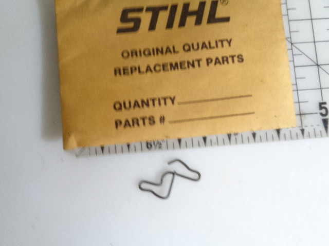 STIHL 1128-195-3500 RETAINING SPRING RECOIL STARTER PAWL DAWG CLIP NOS ...
