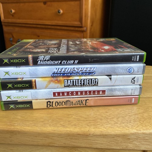 Original Xbox Video Games Lot Of 5 CIB Midnight Club II Need For Speed ...
