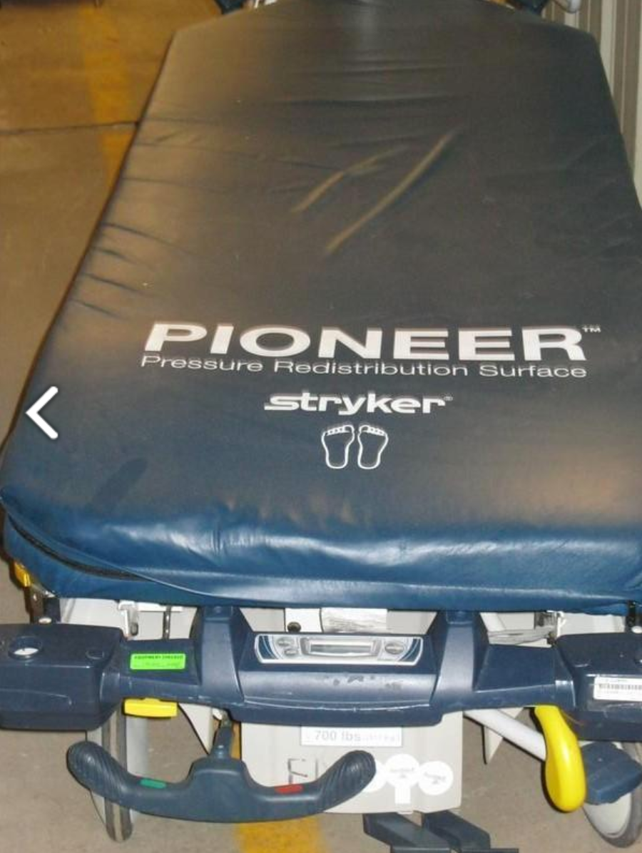 Stryker SM204 1015 M-Series Big Wheel Transport Stretcher OPEN TO ...