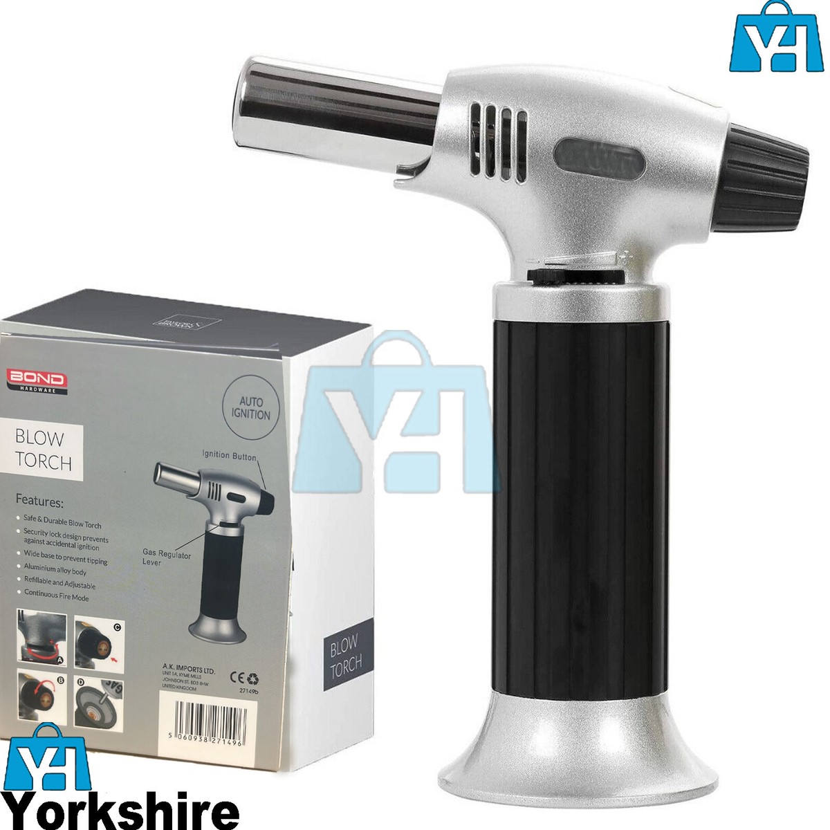 Refillable Butane Torch