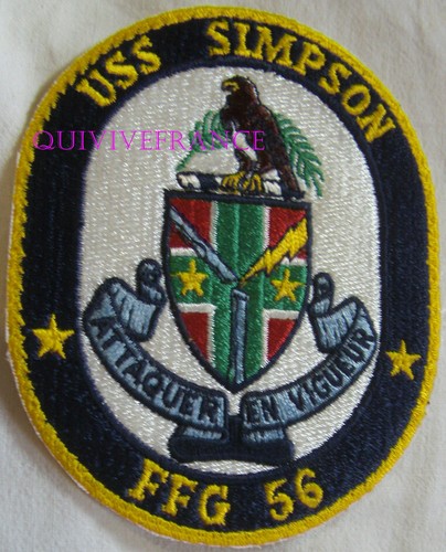 PUS544 - US Navy USS SIMPSON FFG 56 PATCH - Guided Missile Frigate | eBay