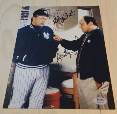 JASON ALEXANDER BUCK SHOWALTER Signed 8x10 Photo NEW YORK Yankees ...