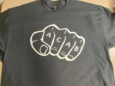 Protest Fist Fighting T shirt tee Anti Police | eBay