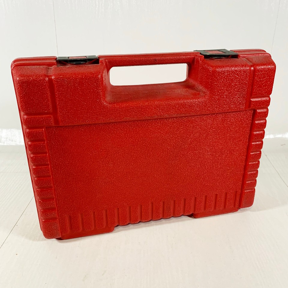 Vintage 1985 LEGO RED Plastic Storage Container Travel Carry Case Snap ...