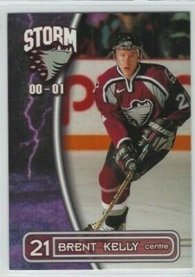 2000-01 Guelph Storm (OHL) Brent Kelly | eBay