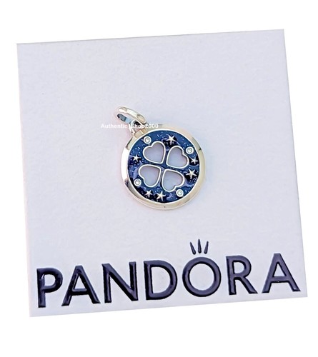 New 100% Authentic PANDORA ME 925 Ale Silver Lucky Medallion Charm ...