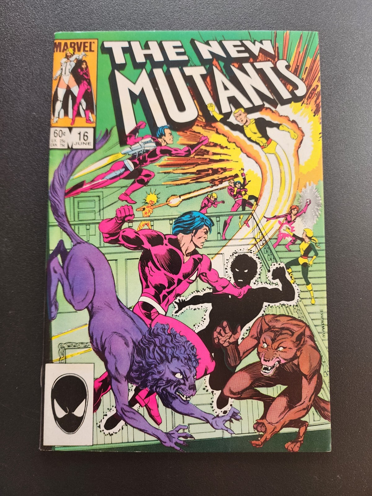 Marvel Comics The New Mutants #16 June 1984 1st app Thunderbird ...