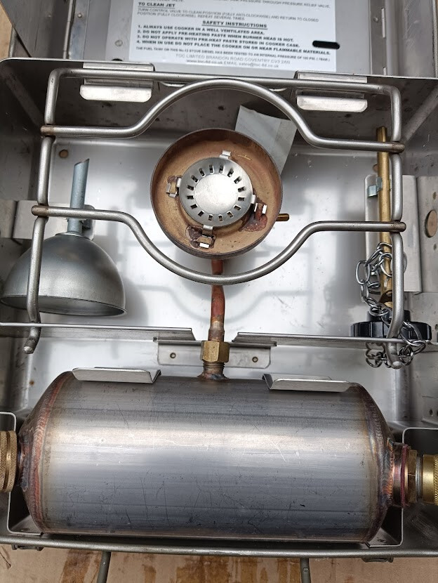 EX MOD MILITARY GENUINE NO 12 DIESEL PARAFFIN MULTIFUEL KEROSENE STOVE ...