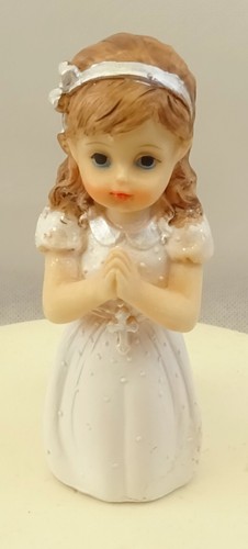 1st First Holy Communion Kneeling Girl / Boy Cake Toppers, Bible and ...