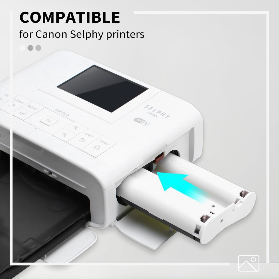 Compatible Canon Selphy CP1500 Ink and Paper For Selphy CP1300 CP1200 ...