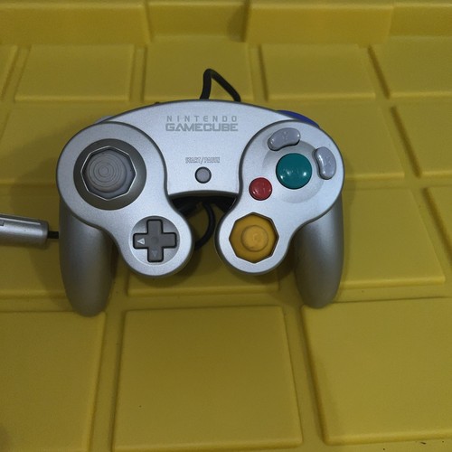 Nintendo Gamecube Silver Controller Original Works Tested OEM | eBay