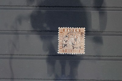 Baden 15 gestempelt K1, gute Zähnung #GA021 | eBay.de