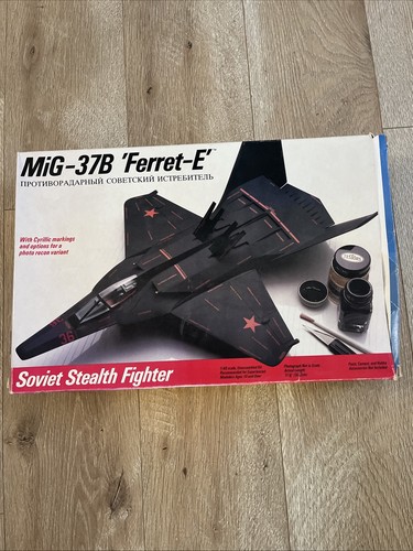 Factory Sealed 1987 TESTORS MiG-37B Ferret-E 1/48 Soviet Stealth ...