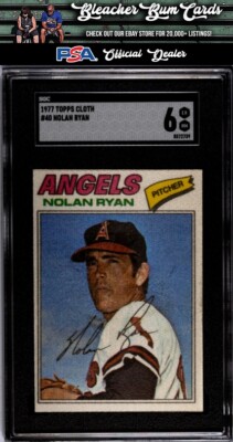 1977 Topps Cloth 40 Nolan Ryan SGC 6 | eBay