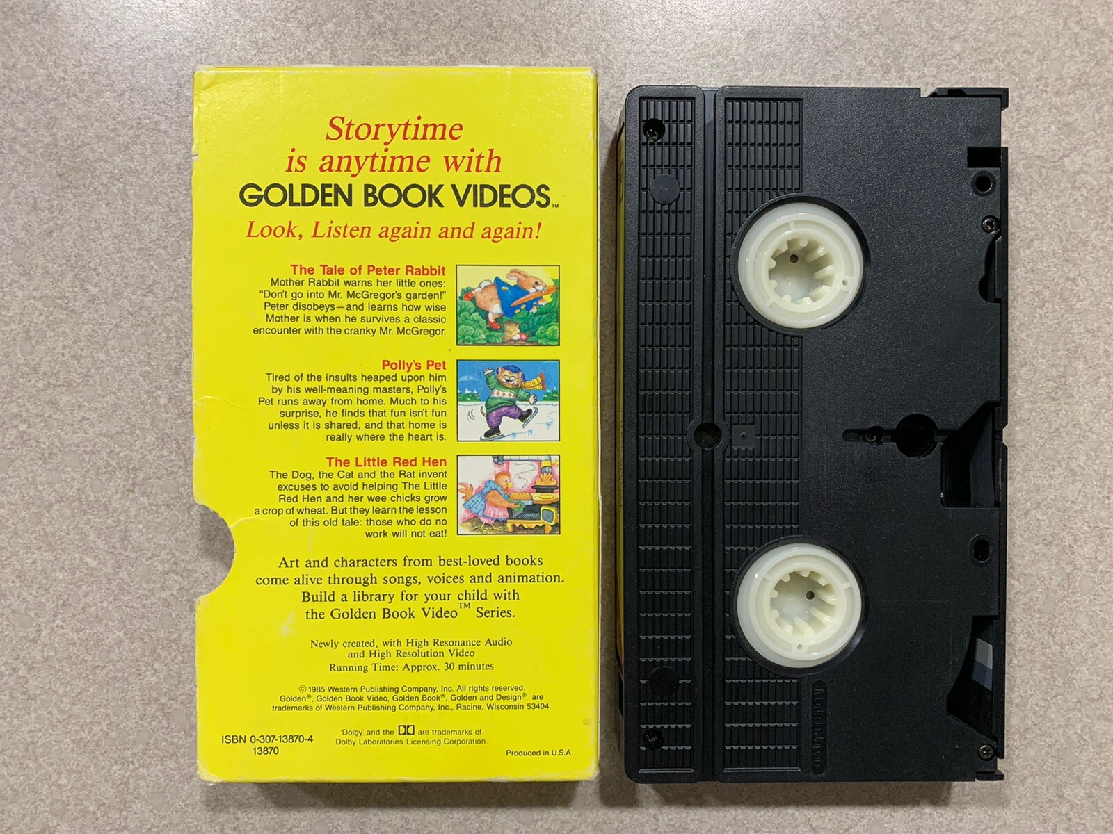 a Golden Book Video - 3 Amye Rosenberg Stories (vhs 1985) for sale ...