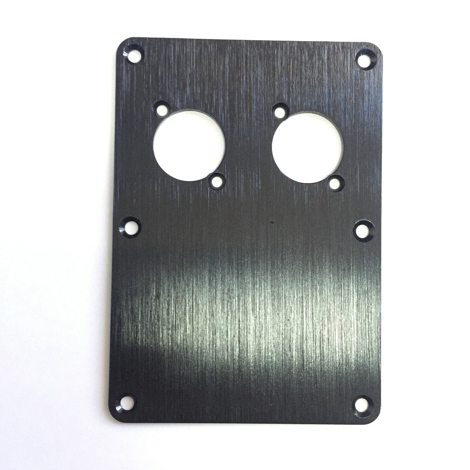 2 pc Aluminum Speaker Back Panel W/2 Cut Outs For Speakon XLR Connector ...