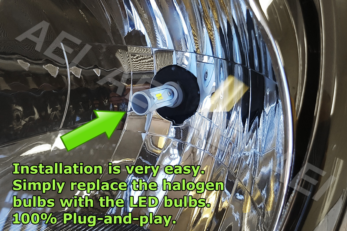 2013-2017 HONDA CR-V CRV LED Headlight Upgrade Kit (Pair of H11 6500K ...