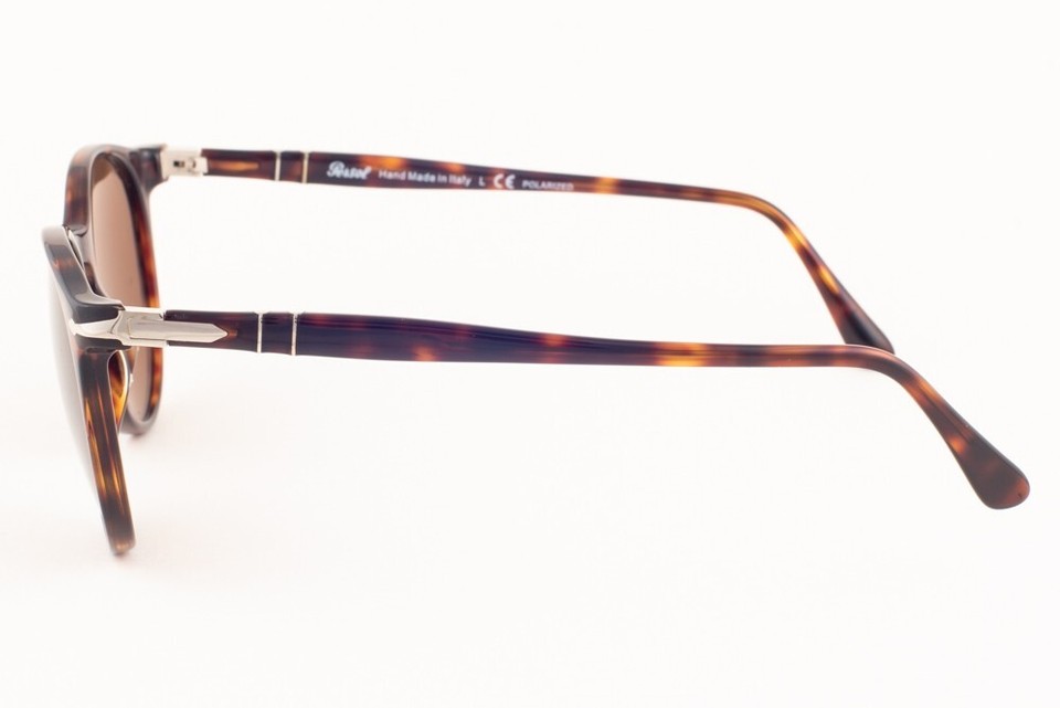 Persol 3228S 24/AN 3P Havana Brown/ Brown Polarized Sunglasses 3228 ...