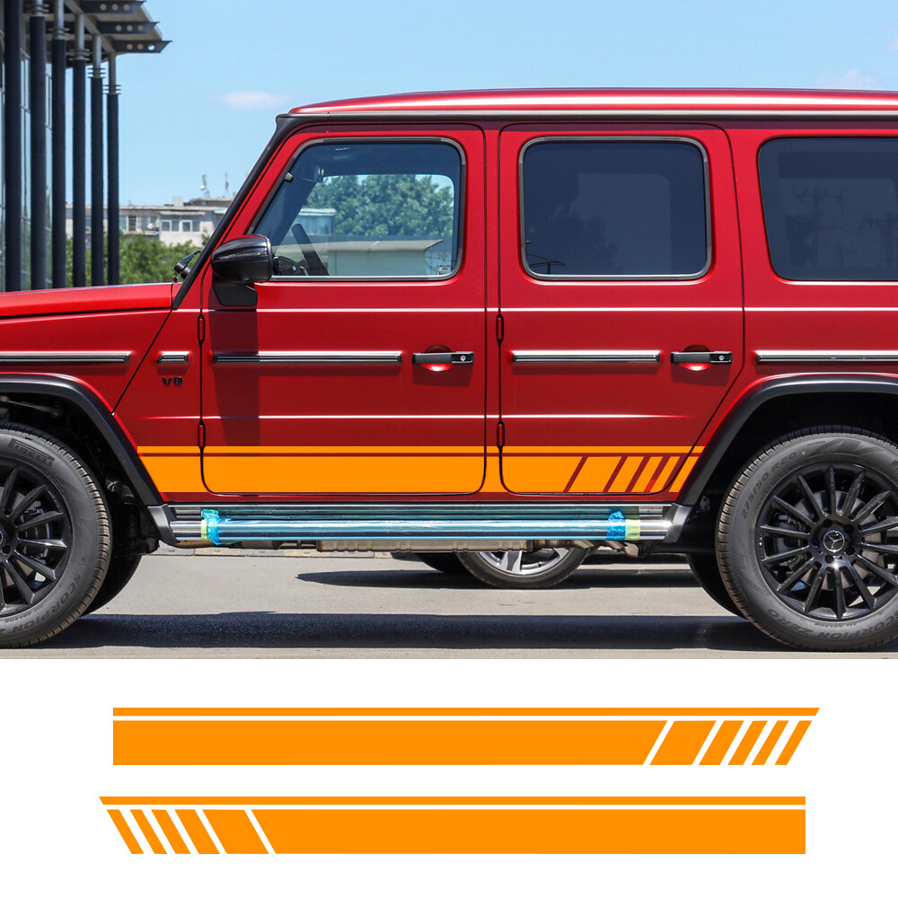 2pcs Car Decals Side Body Stickers for Mercedes Benz G55 G63 AMG W463 ...