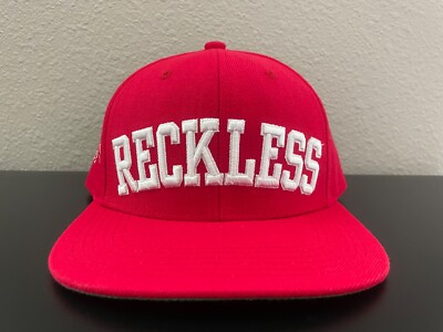 Y&R "Reckless" Snapback Hat Red & White Young & Reckless | eBay
