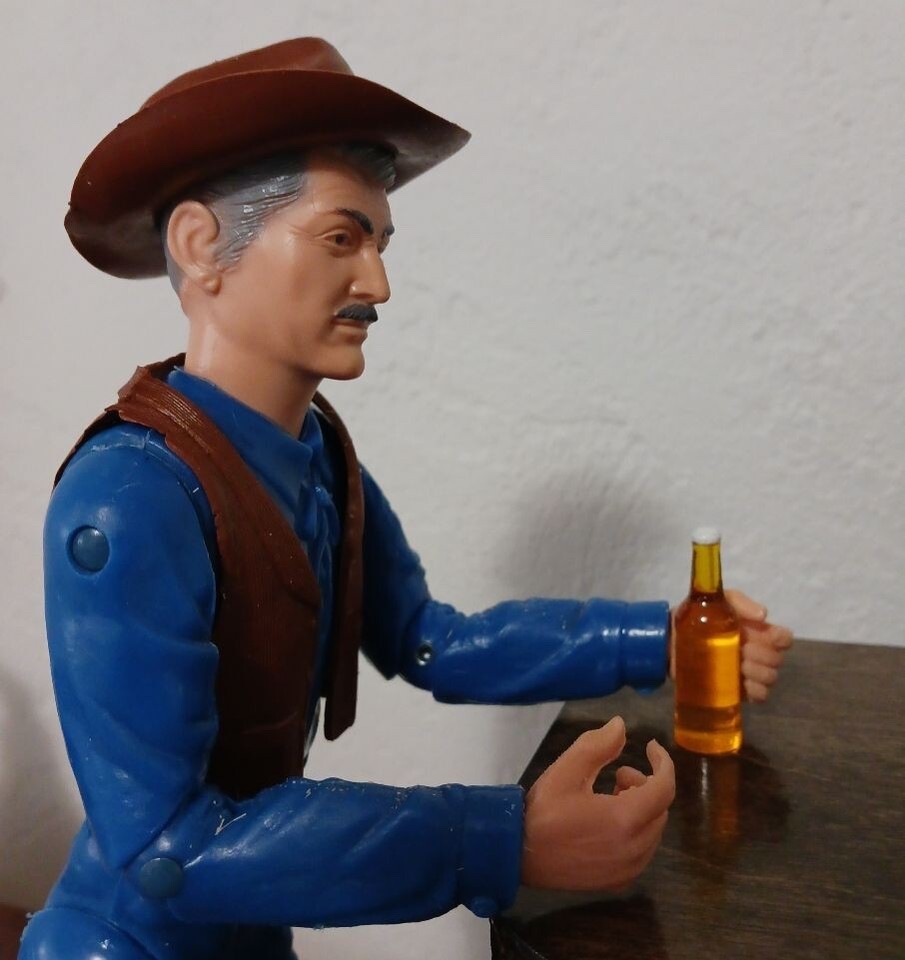 Marx Johnny West Bank Robbin' Stella!! Made in the USA!! | eBay