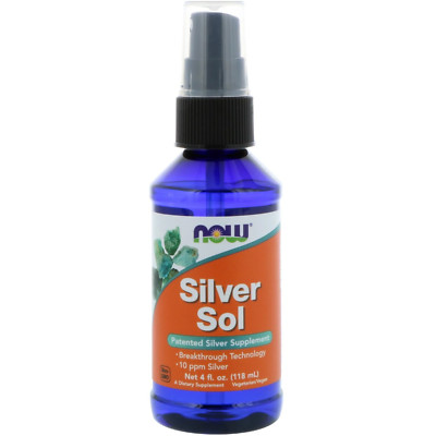NOW Foods, Silver Sol, 50 mcg, 4 fl oz (118 ml) | eBay Australia