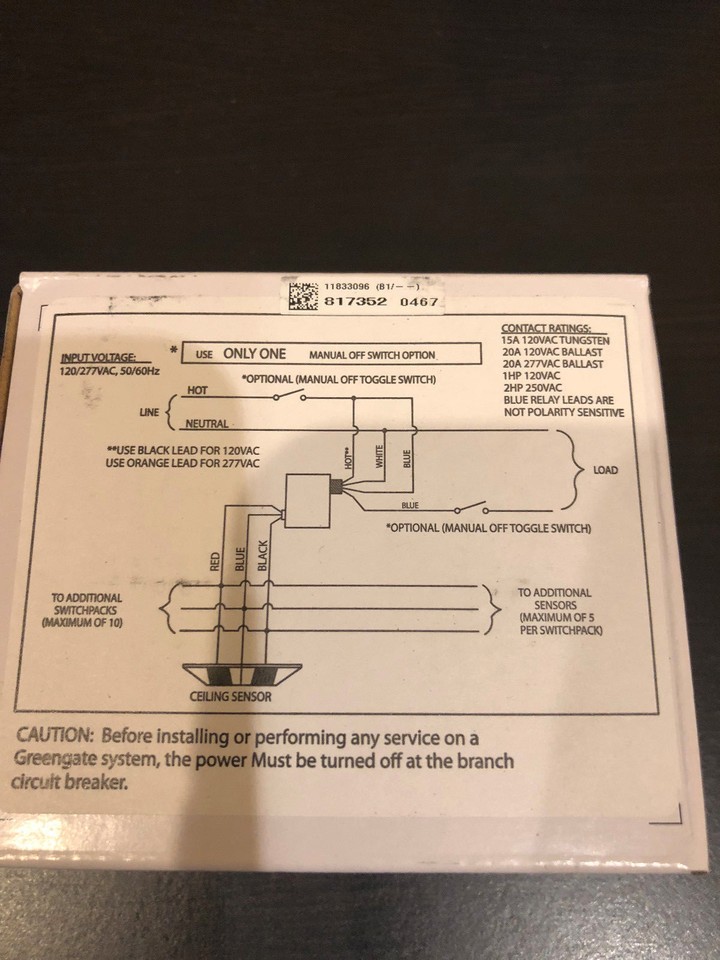 Greengate (Cooper Controls) SP20-MV Switchpack Factory SEALED Date Code ...