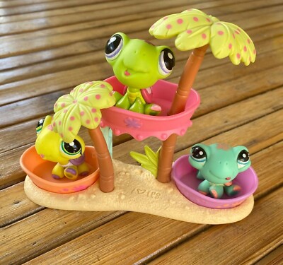 Littlest Pet Shop #1885 #1886 #1887 Gen 3 LPS Pet triplets turtle ...