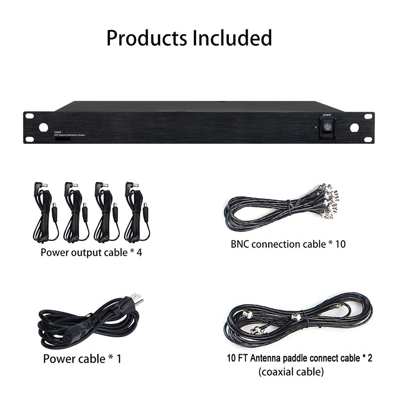 UHF Active Antenna Power Distribution System for Sennheiser Wireless ...