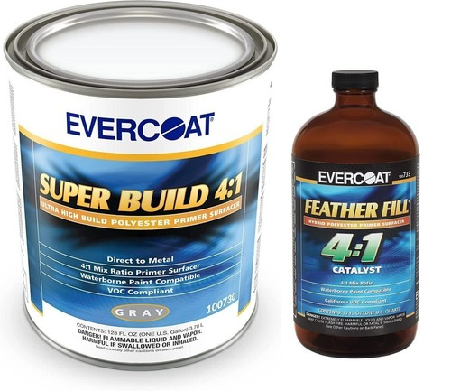 Evercoat 730 Super Build 4:1 Polyester Primer Surfacer w/Catalyst ...