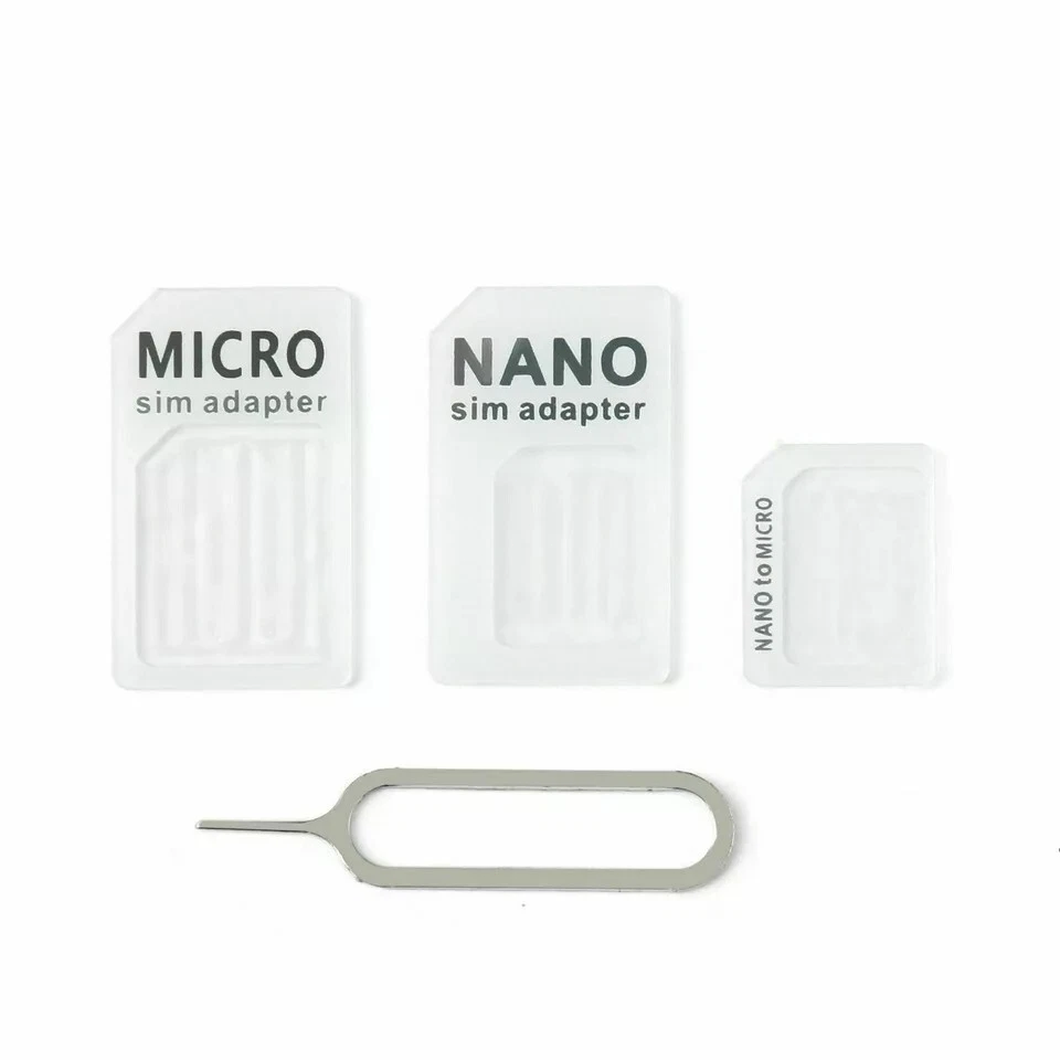 NoosySIM Card Adapter Nano Micro Standard Converter Kit with SIM ...