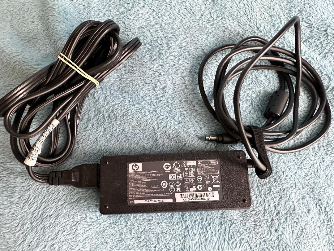 Genuine OEM HP Laptop AC Adapter 90W Power Cord (042519-11 N20789) 19V ...