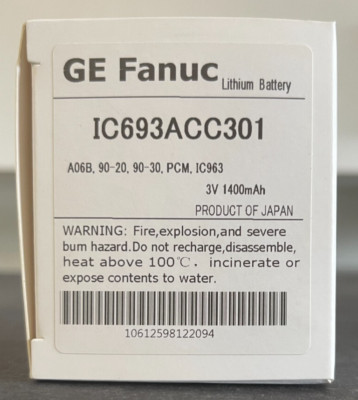Brand New GE Faunc IC693ACC301 PLC Battery | eBay