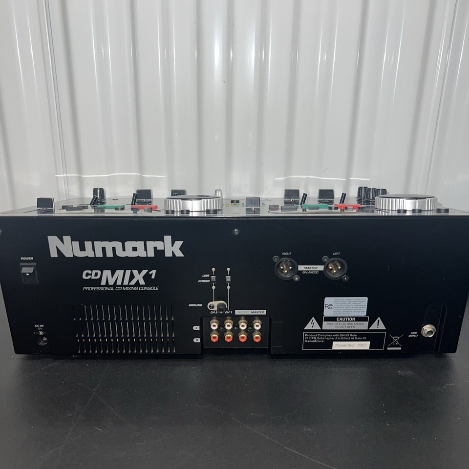 NUMARK CD MIX 1 DJ 2-DISC CD PLAYER/MIXER AS-IS READ DESCRIPTION ...