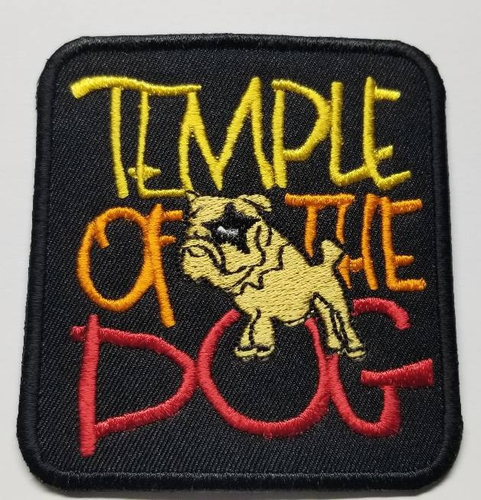Temple Of The Dog Rock Patch red approx 2.75x3" | eBay