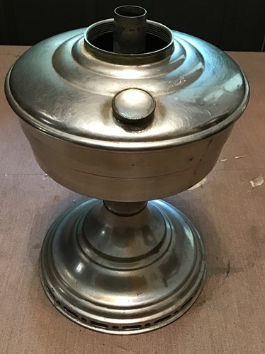 Antique Vintage Aladdin Lamp Base. Nickel On Brass. | eBay