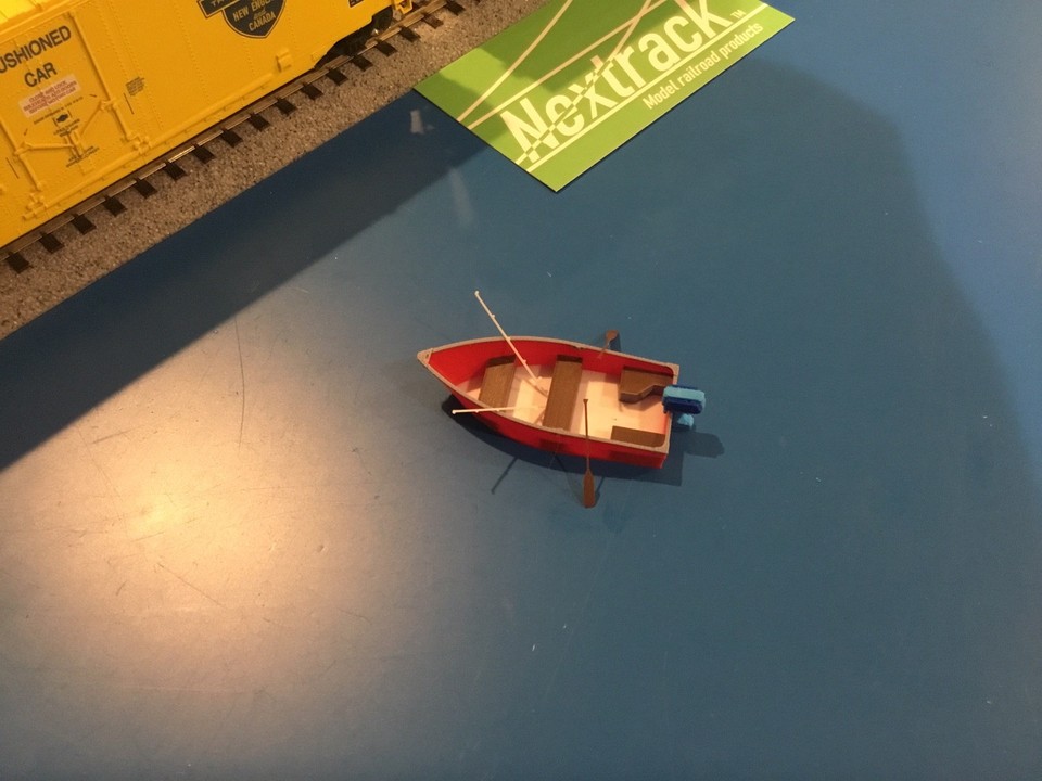 HO scale Fishing Boat Lund Style Pre Assembled And Painted | eBay