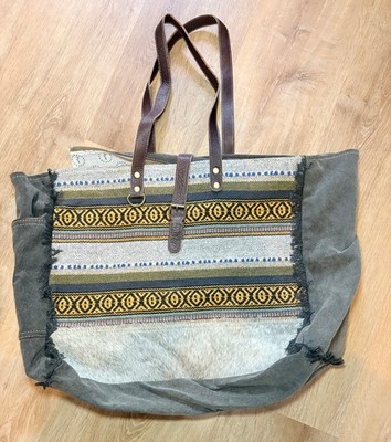 Mellow XLarge Travel Canvas Leather Weekender Bag | eBay