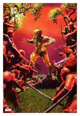 X-MEN WOLVERINE Limited edition print #75 CHRIS SKINNER MARVEL COMICS ...