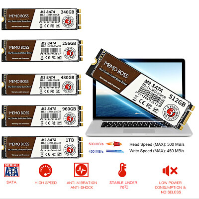 1TB 512GB Solid State Drive M2 NGFF Internal Hard Disk HDD for Laptop M ...