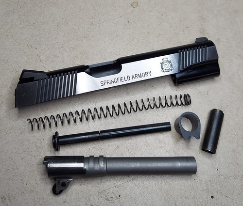 Springfield Armory 1911-a1 .45 ACP Loaded Black Stainless Combat Slide ...