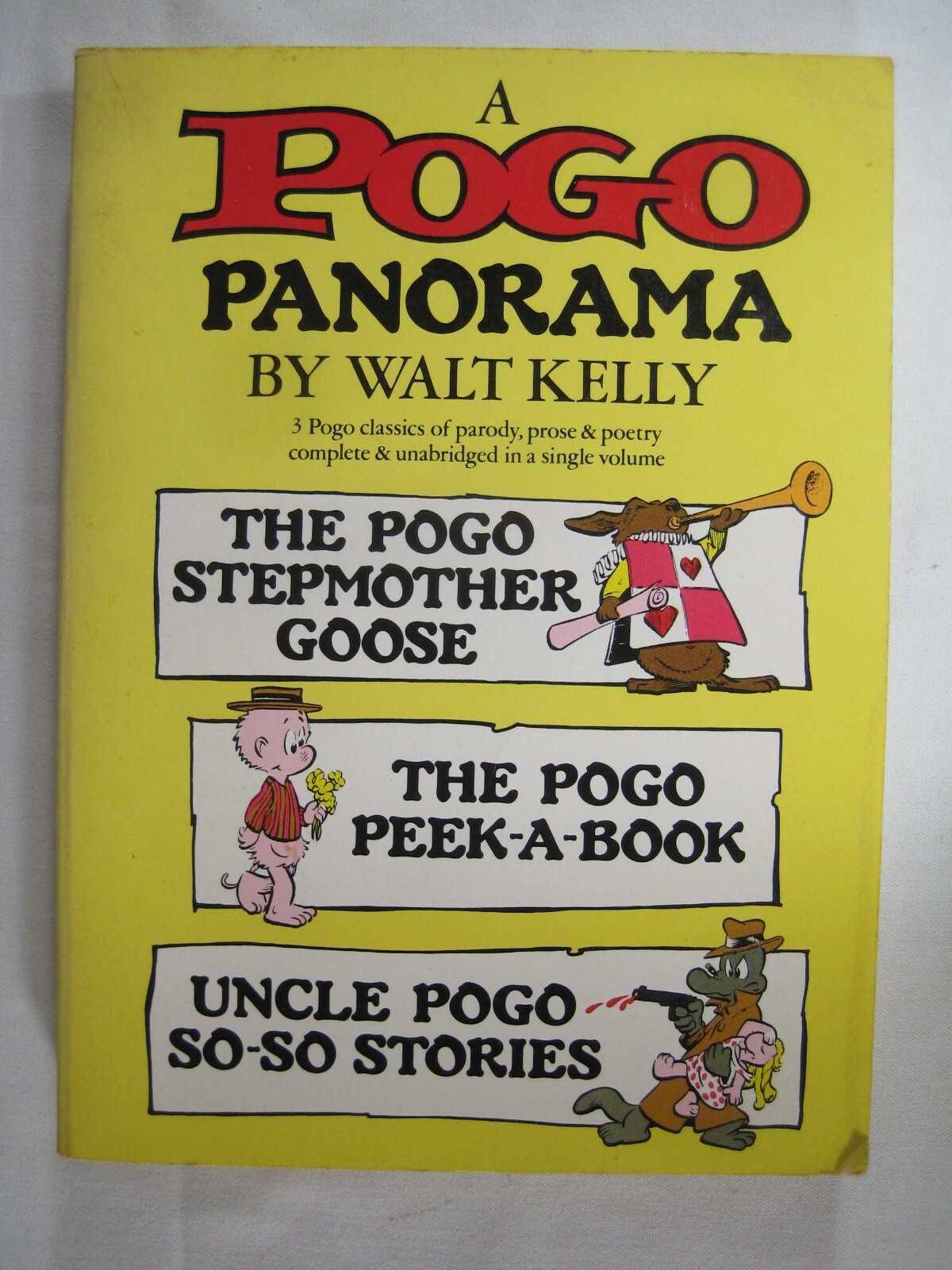 Book paperback Pogo Panorama Walt Kelly 1977 cartoon comics prose ...