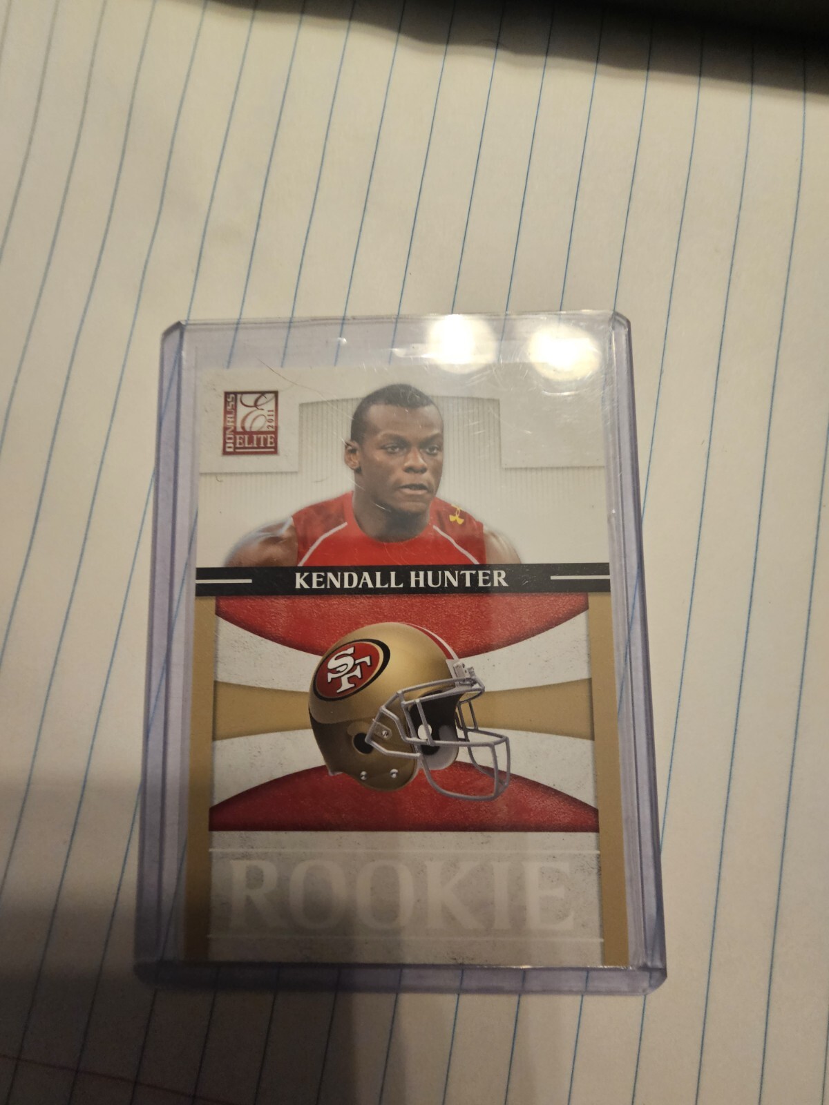 2011 Donruss Elite - Rookies NFL Shield Logo #21 Kendall Hunter /999 ...