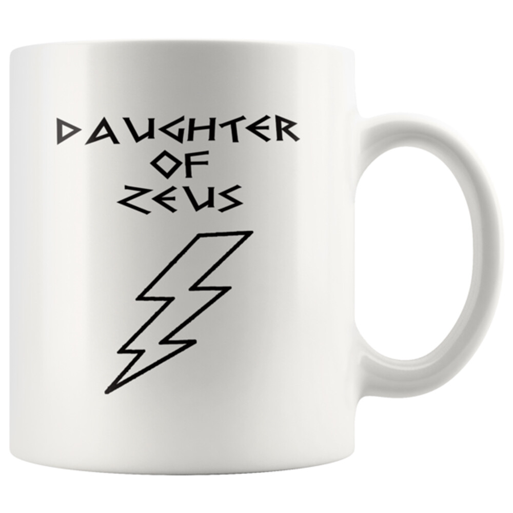 Daughter of Zeus Greek Mythology Demigod White Ceramic Coffee Mug | eBay