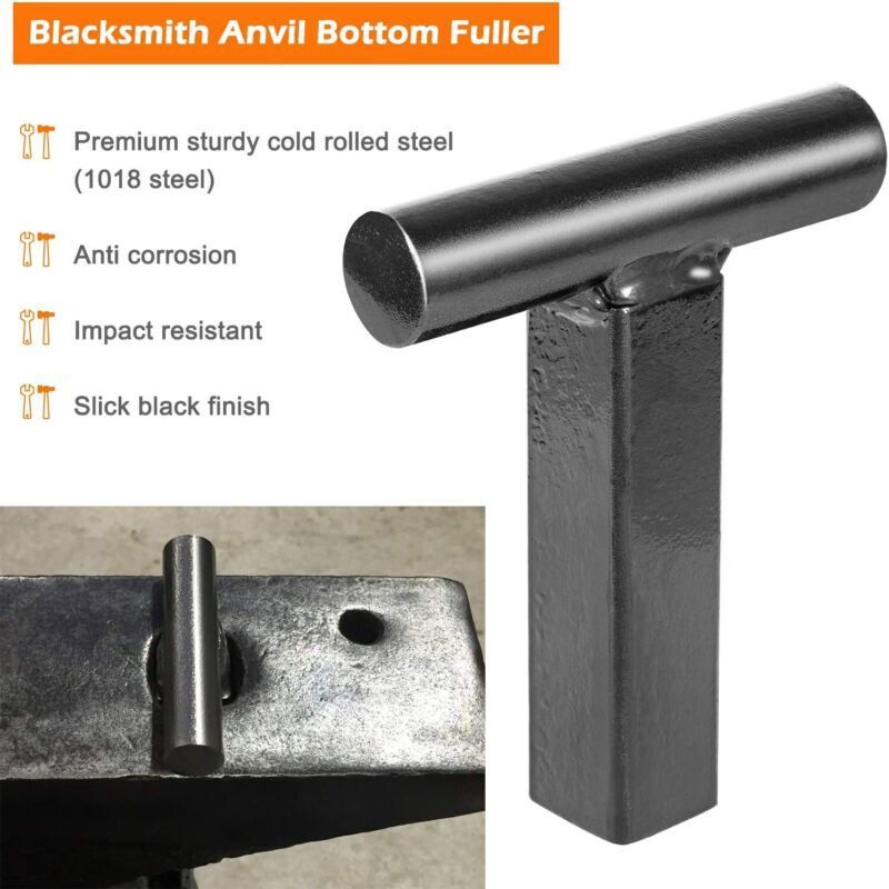 4Pcs Steel Blacksmith Anvil Hardy Tool Set Fits 1" Hardy Hole in a ...