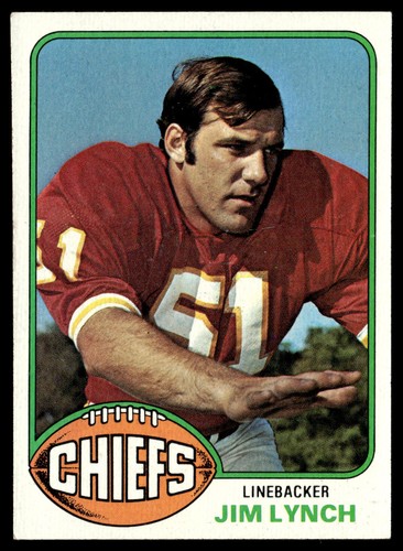 1976 Topps Jim Lynch #517 Kansas City Chiefs | eBay