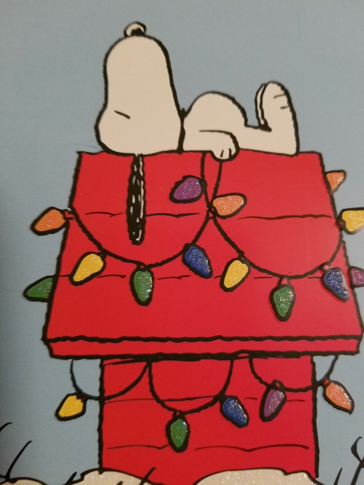 Snoopy Christmas Cards Peanuts Charlie Brown Box 15 Blank Inside | eBay UK