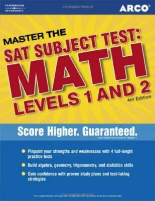 Master SAT II Math 1c and 2c 4th ed (Arc 9780768923049| eBay
