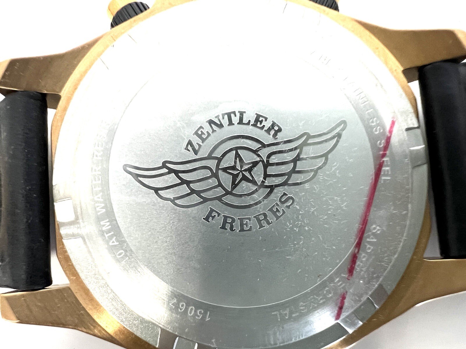 Zentler Freres Rodan Men's Swiss Chronograph Watch Sapphire Crystal ...